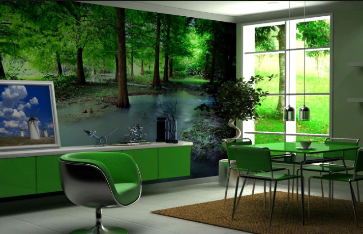 oshxona uchun 3D fon rasmi